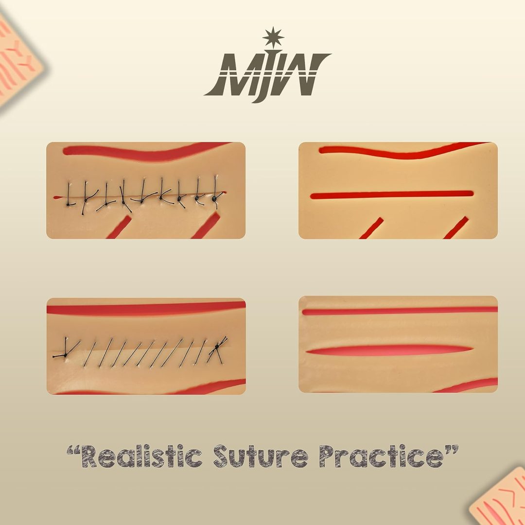 Buy 14 Wound Silicone Suture Practice Pad | MJW UK & USA
